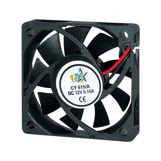 VENTILATOR DC 12V 60X60X15 HQ