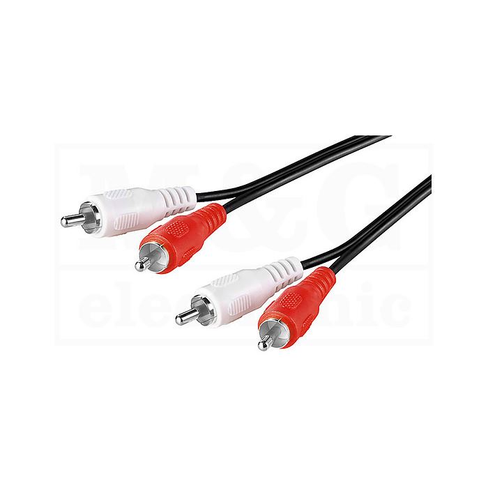 KABL 2x RCA ČINČ MUŠKI > 2x RCA ČINČ MUŠKI 1,5m
