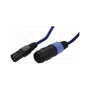 KABL XLR 3 MUŠKI/SPEAKON ŽENSKI 1,5m