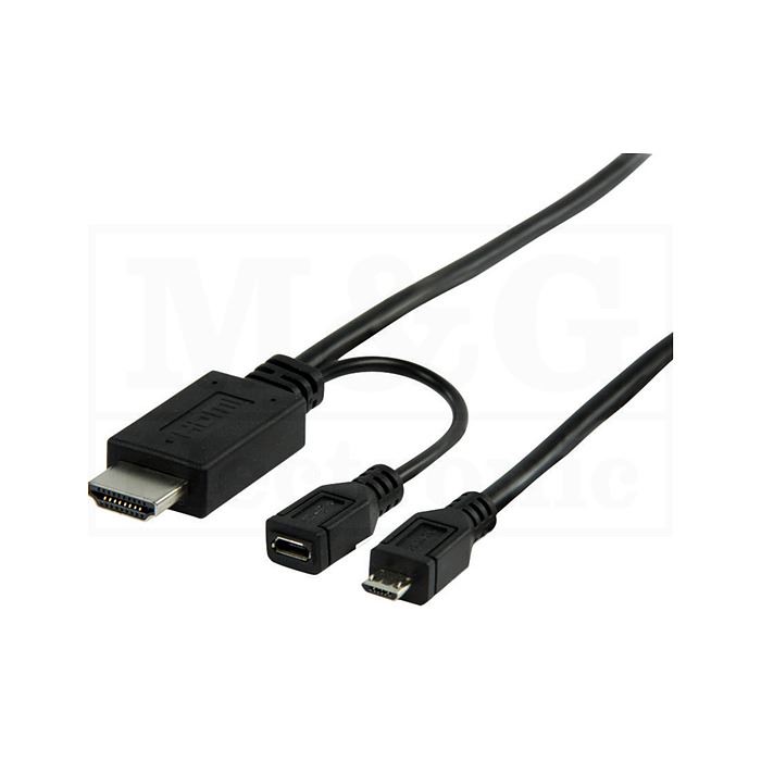 KABL MHL-USB 5-pin Micro B+HDMI M+USB Micro B