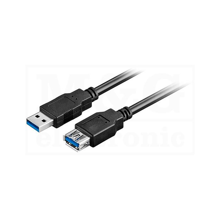 KABL USB A MUŠKI - USB A ŽENSKI HS 3.0 3,0m