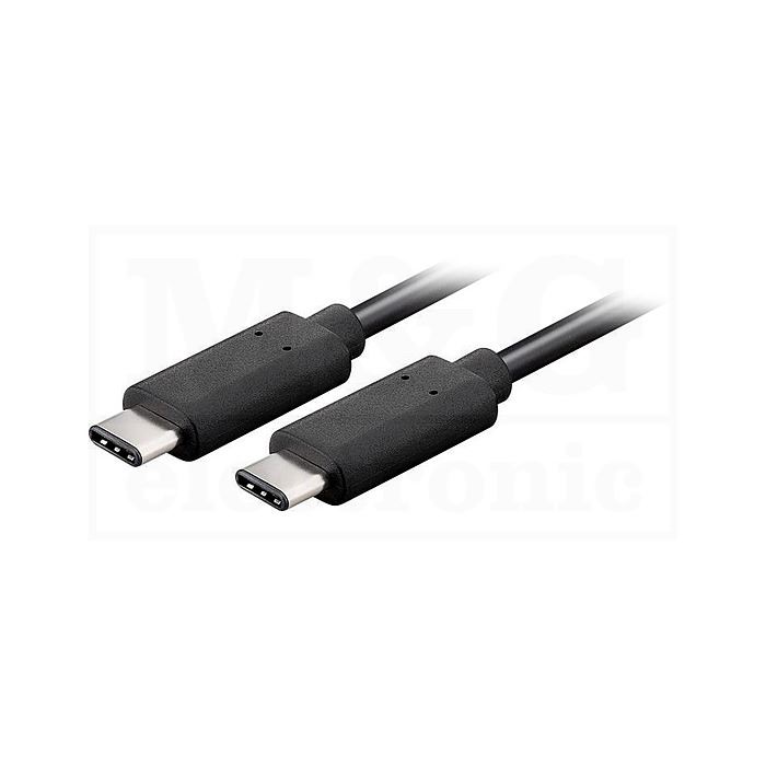 KABL USB C MUŠKI - USB C MUŠKI HS 3.1 0,5m