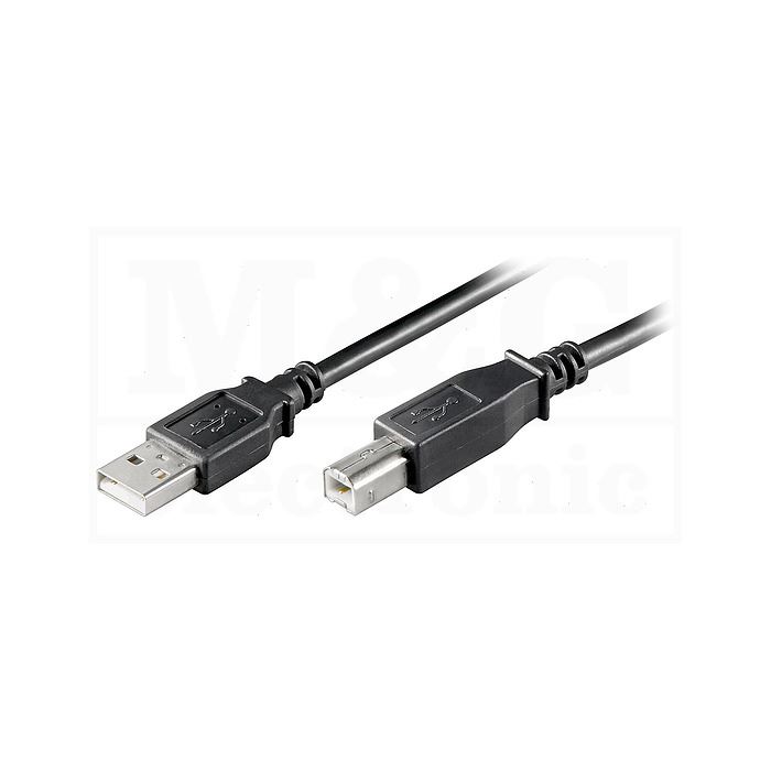 KABL USB A MUŠKI > USB B MUŠKI HS 3m