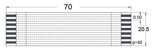 KABL FLET FLEKSIBILNI FFC 05P40-70T1
