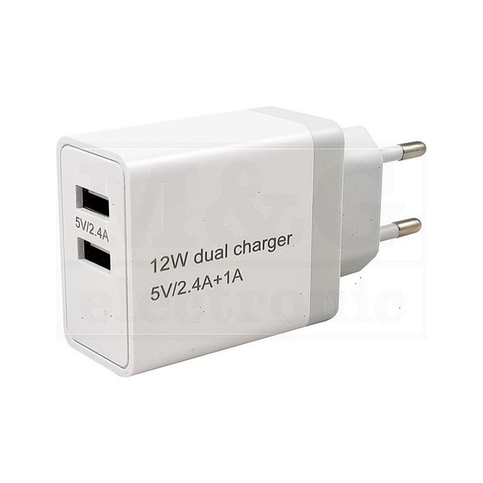 ISPRAVLJAČ ADAPTER 220V / 5V 2,4A USB+KAB