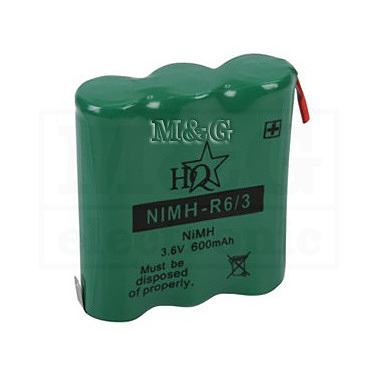 BATERIJA NiMh 3,6V 600 mAh 3xAA