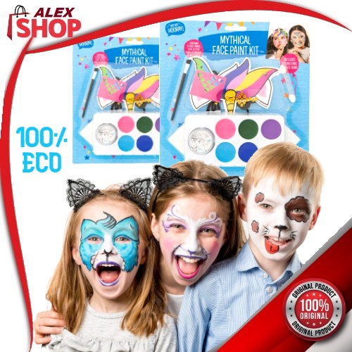 Set za farbanje lica sa maskama -idealno za rođendanske zabave