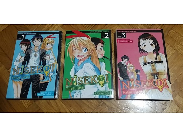 Nisekoi manga vol.1-3