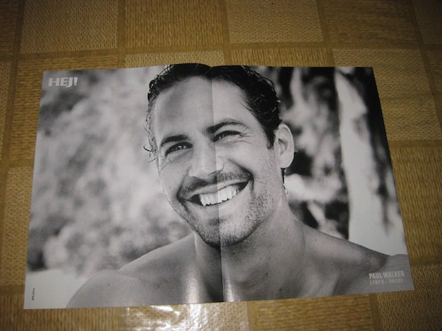 Poster (dvostrani) Paul Walker, Mario Casas, Avicii