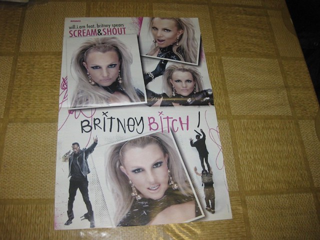 Poster (dvostrani) Britney Spears, Paramore, Bridgit Me