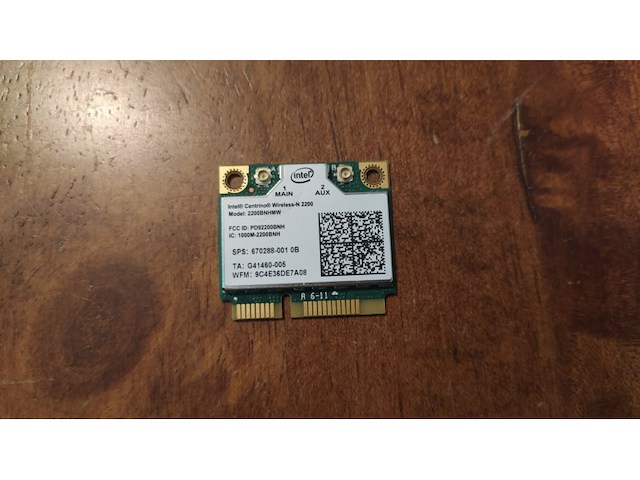 Wireless kartica 2200BNHMW , skinuta sa Fujitsu E782