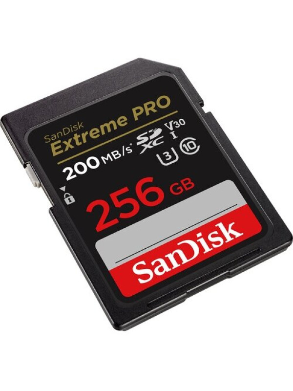 SANDISK SDXC 256GB EXTREME PRO 200MB/S V30 UHS-I CLASS10 U3 V30