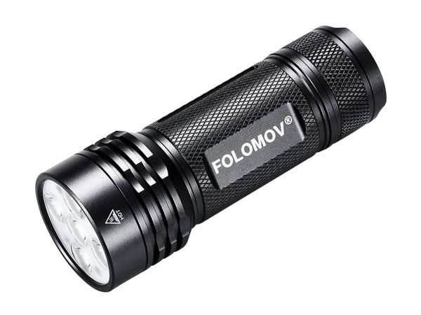 Lampa Folomov 26650S LED - 5 x CREE XP-G2 - 2000 Lumens - 1 x 3.7V 5000mAh 26650