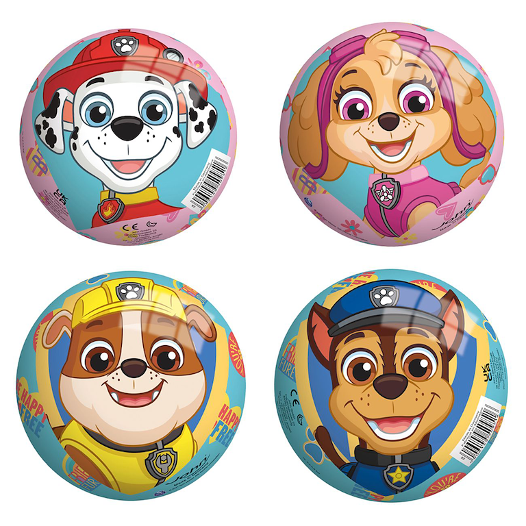 Lopta Paw Patrol 13cm 04-113015