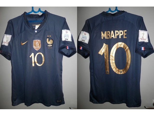 Francuska dres (World Cup 2022) Kylian Mbappe 10 France