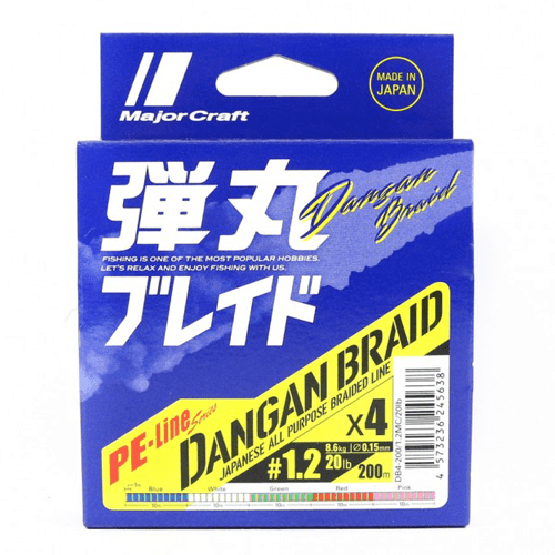 MAJOR CRAFT DANGAN BRAID DB4 – 30lb