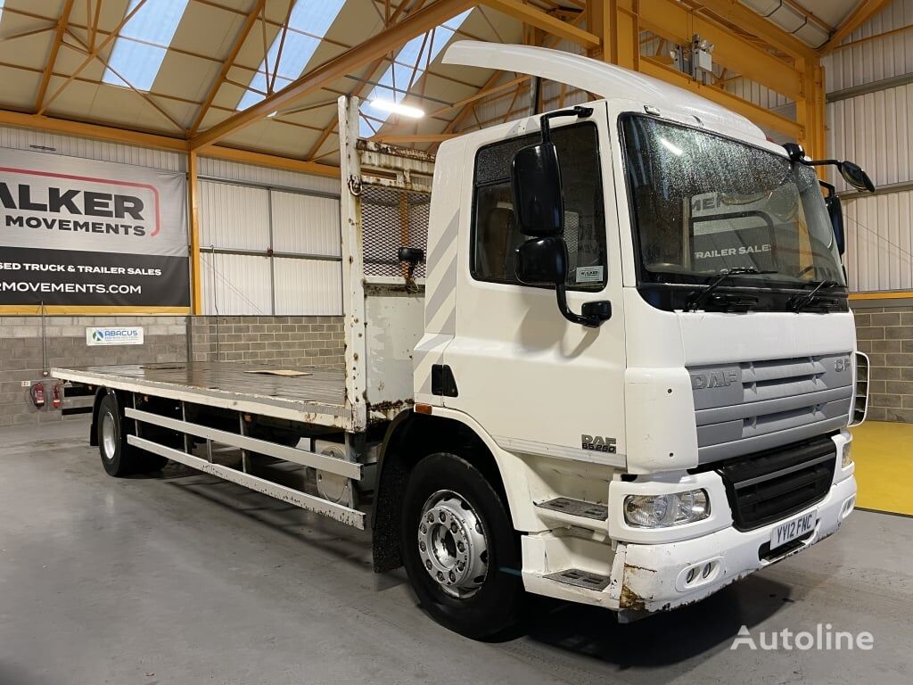 DAF CF65 EURO 5 4X2, 18 TONNE FLATBED – 2012 – YY12 FNC kamion platforma