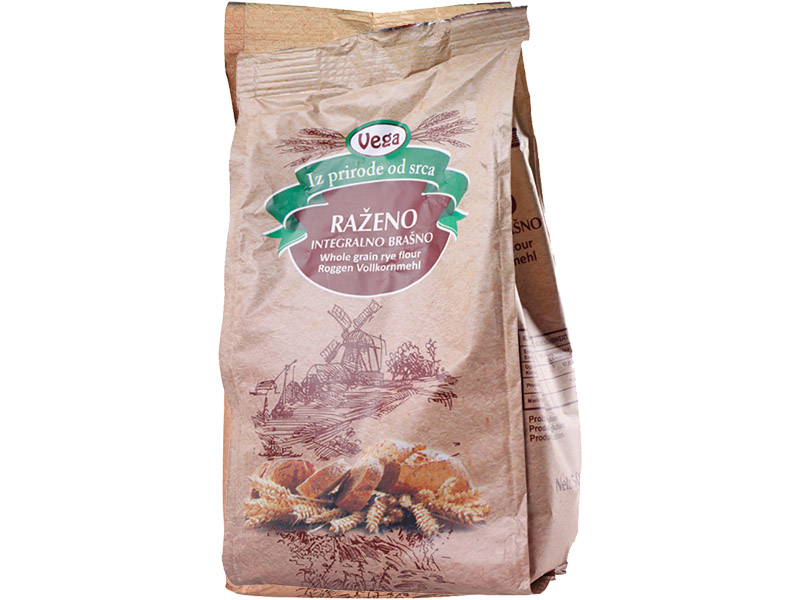 BRAŠNO RAŽENO INTEGRALNO 1KG - VEGA