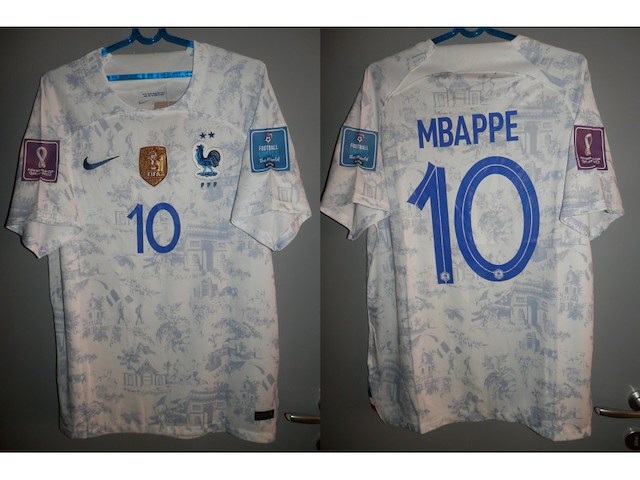 Francuska dres (World Cup 2022) Kylian Mbappe 10 Away F