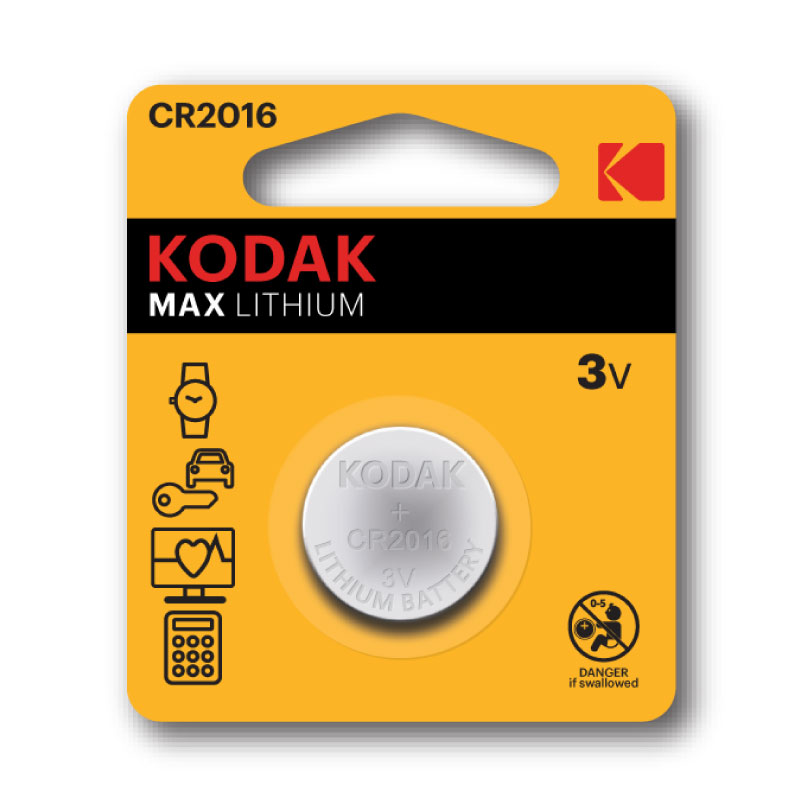 KODAK KCR2016 MAX Lithium coin cell 523