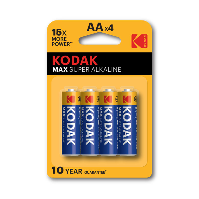 KODAK MAX Super Alkaline Battery AA LR6 4pack 111