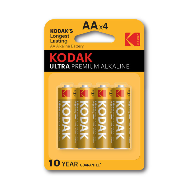 KODAK Ultra Premium Alkaline Battery KAA LR6 4pack 1560