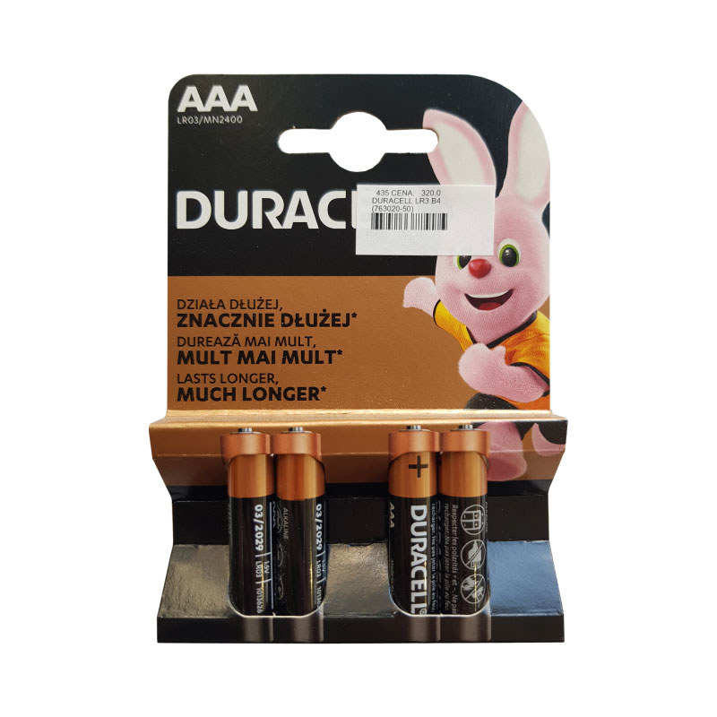 Duracell Ultra AAA LR3 4pack 435