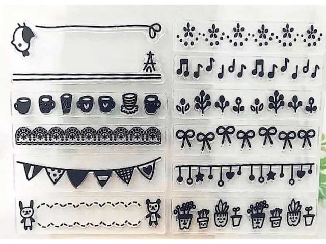 Set silikonskih pečata