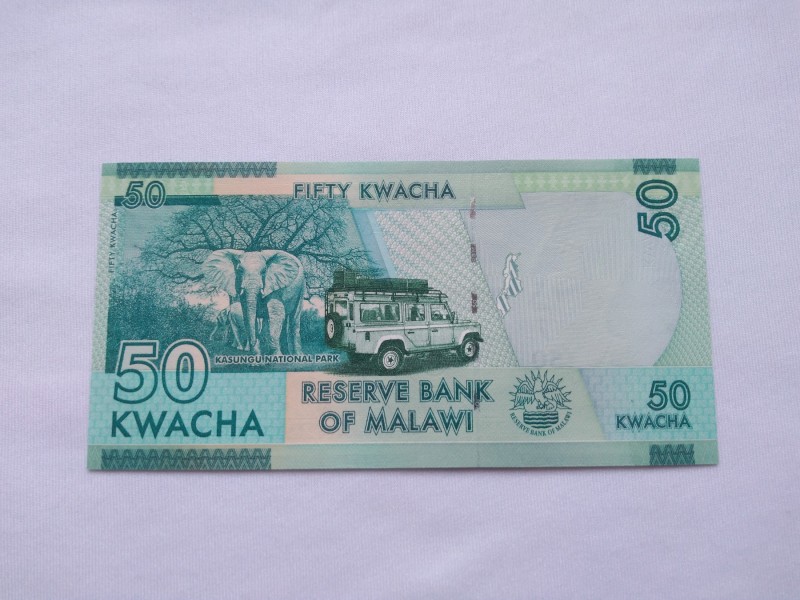 Malavi 50 kwacha,2017 god.UNC