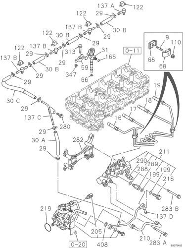 CNH 87560084 dizna za Case CX130, CX130B, CX160B, CX135SR bagera