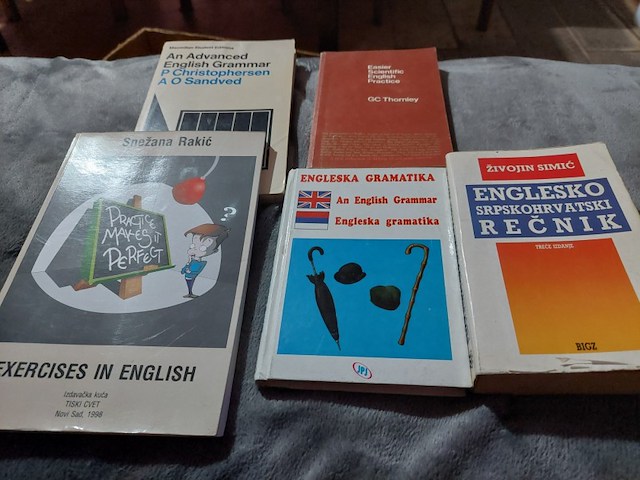 Engleski rečnik i gramatika 5 knjiga nauči engleski