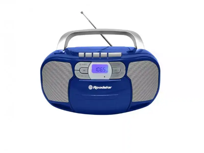 ROADSTAR PRENOSIVI CD RADIO KASETOFON PLAVI RSRCR4635UMPBL