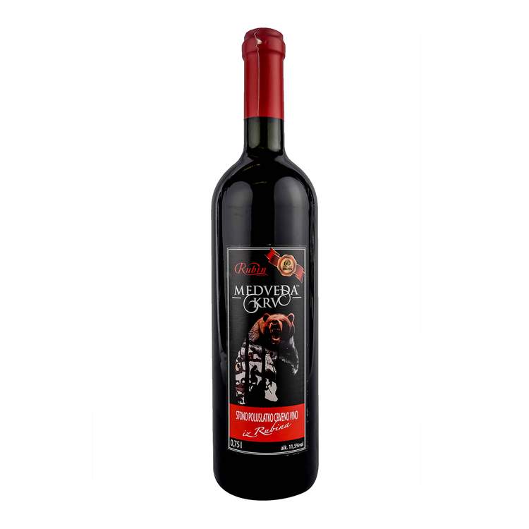 Rubin Medveđa krv crveno vino 0,75l