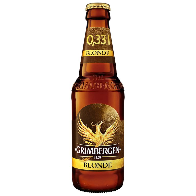 Grimbergen blonde svetlo pivo 0,33l