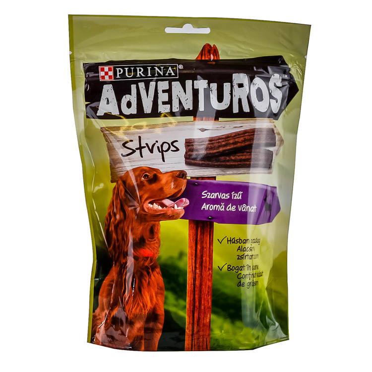 Purina adventuros strips trakice za pse 90g