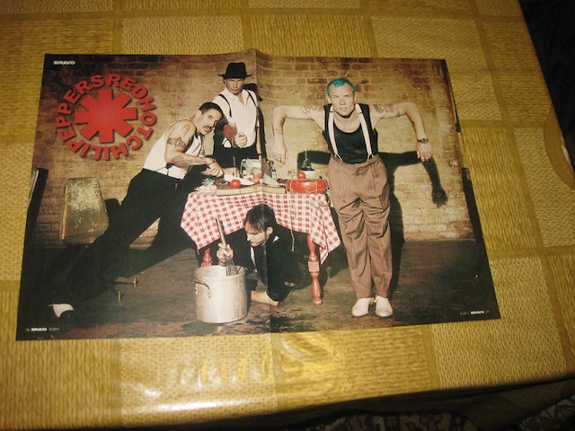 Poster (dvostrani) Red Hot Chili Peppers, GLEE