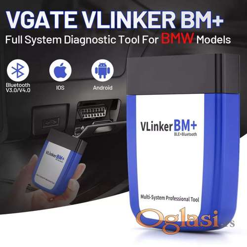 Vgate vLinker BM+ V2.2 Bluetooth 4.0 OBD2 za BMW