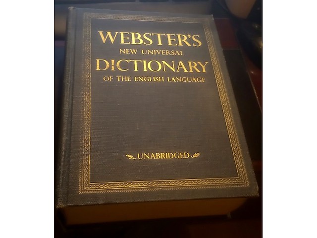 WEBSTER`S NEW UNIVERSAL DICTIONARY OF ENGLISH LANGUAGE