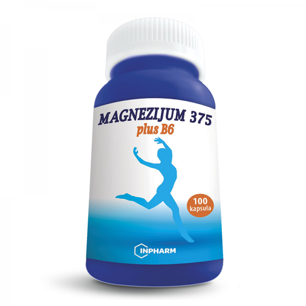 Magnezijum 375 mg Plus B6 100 kapsula