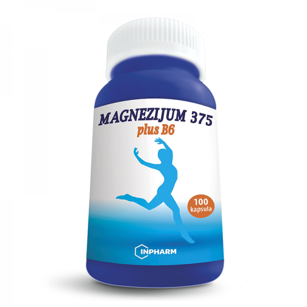 Magnezijum 375mg Plus B6 100 kapsula