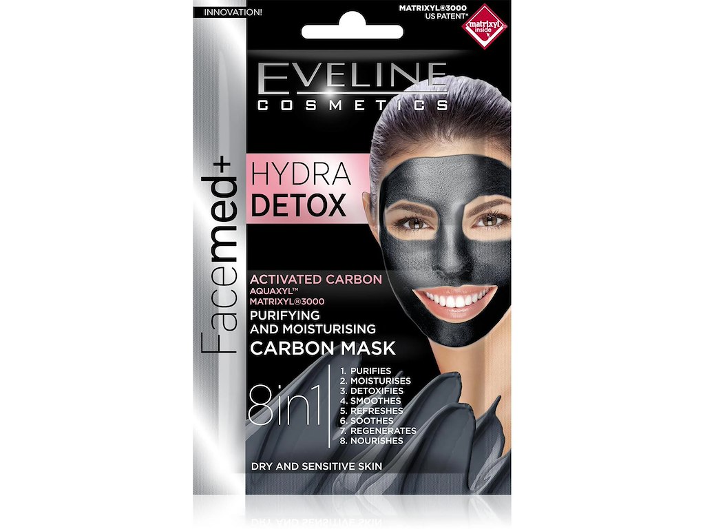 Eveline Maska za čišćenje i matiranje lica 2x5ml