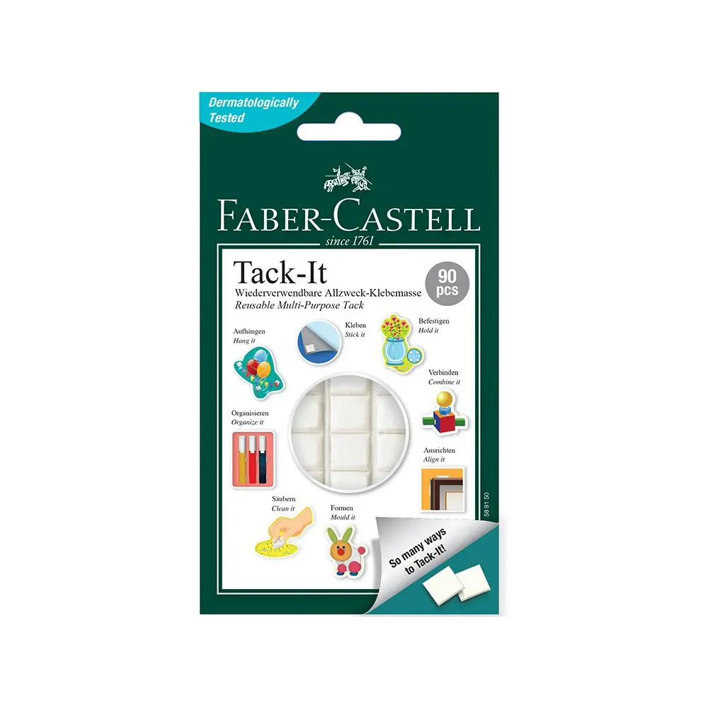 FABER CASTELL Kreativna traka 50gr 1/90 589150/187091 bela