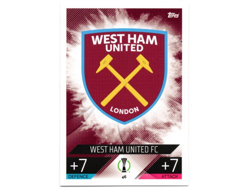46.WEST HAM UNITED FC - TOPPS Match ATTAX 2023