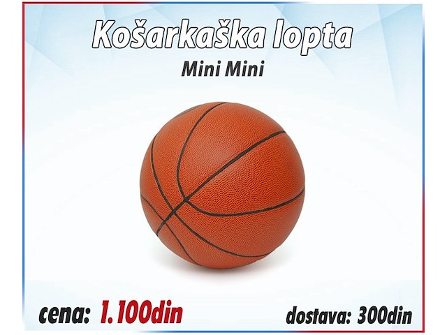 Gumena lopta košarkaška Mini Mini