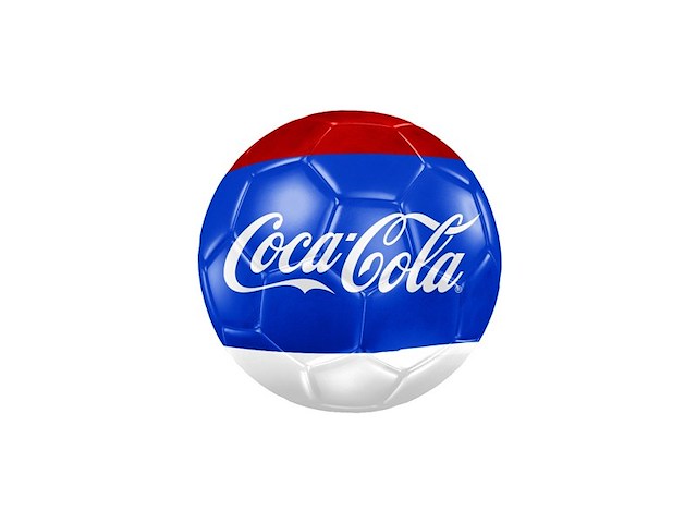 Coca Cola koka kola fudbalska lopta Srbija
