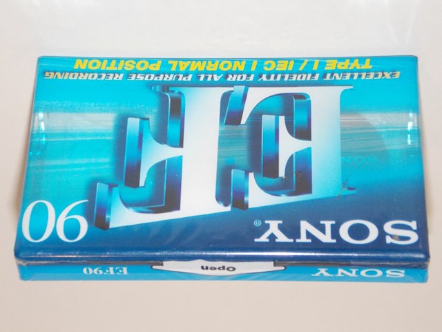 Sony EF 90 Cassette Tape Made in Thailand