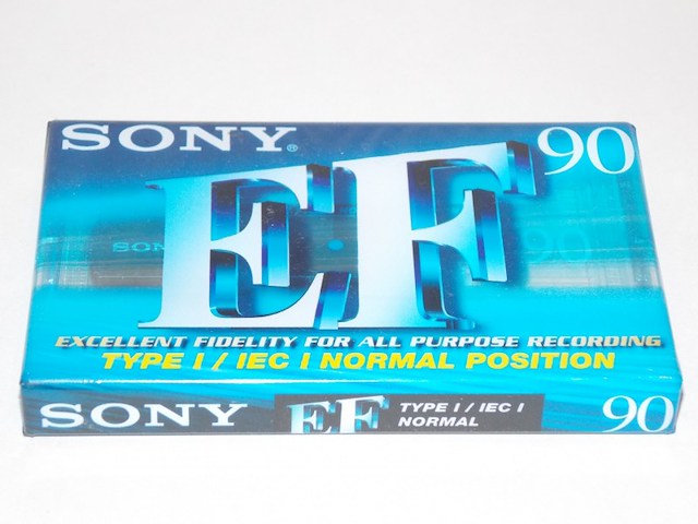 Sony EF 90 Cassette Tape Made in Thailand