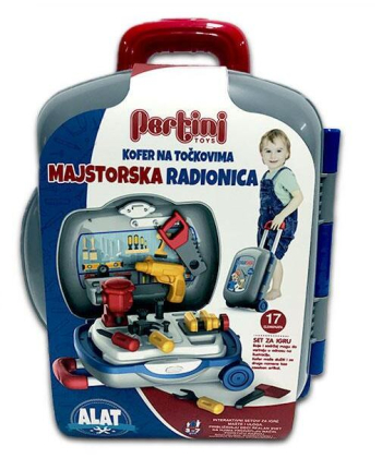 Pertini set za igru Kofer set Majstorska radionica - 24016