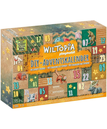 Playmobil set za igru dece Wiltopia Advent kalendar putovanje oko sveta 115 elemenata - 35038