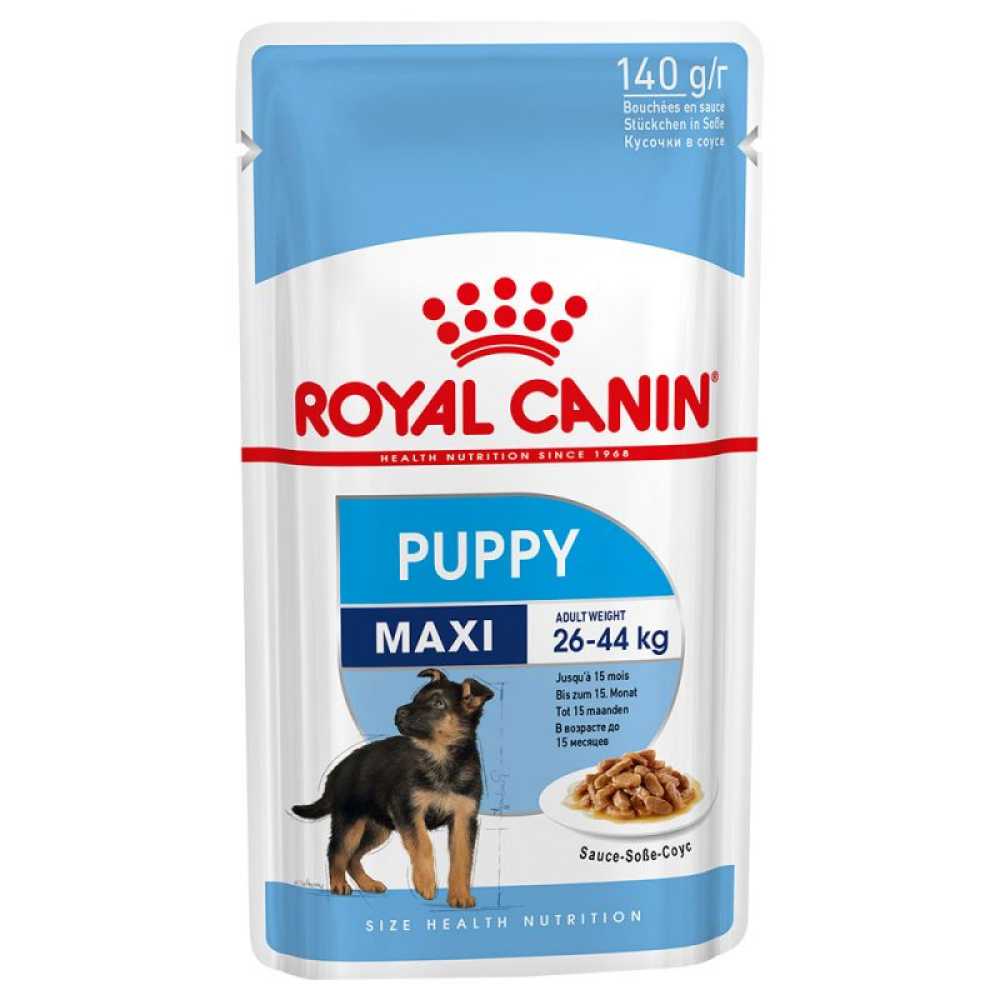 Royal Canin hrana za pse Maxi Puppy - sosić 10x140g